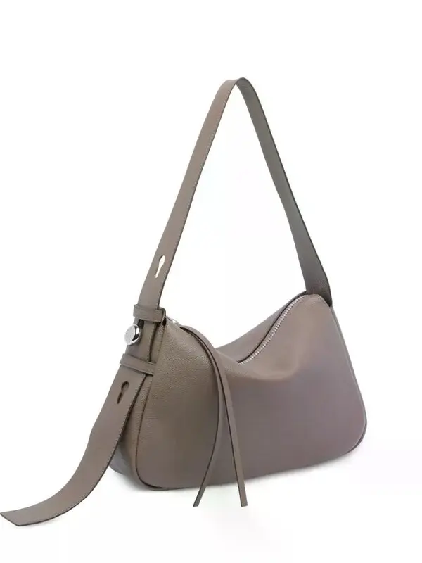 Tory Burch Romy Leather Shoulder Bag With Zip Closure