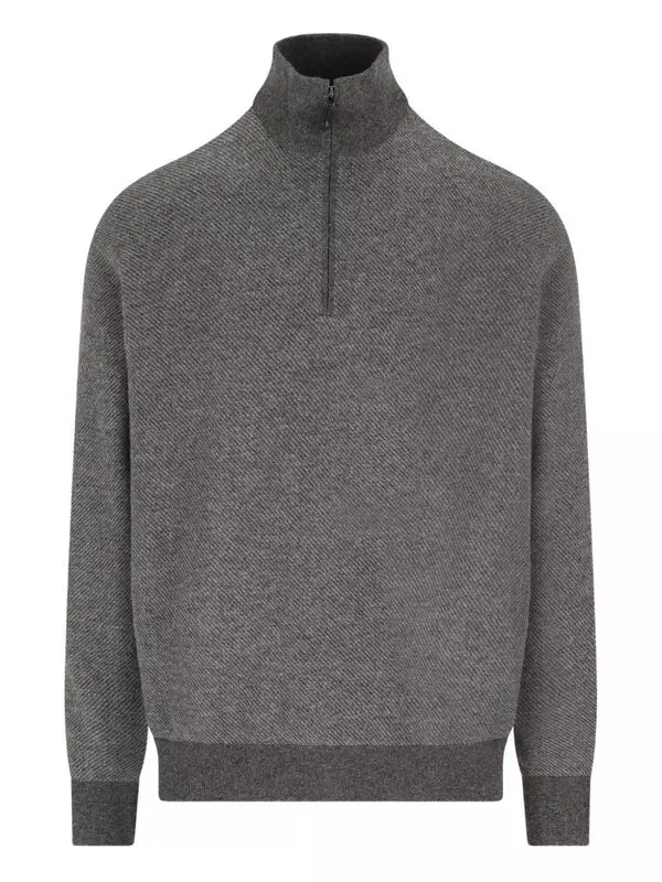 Loro Piana Half-zip Sweater - Grey