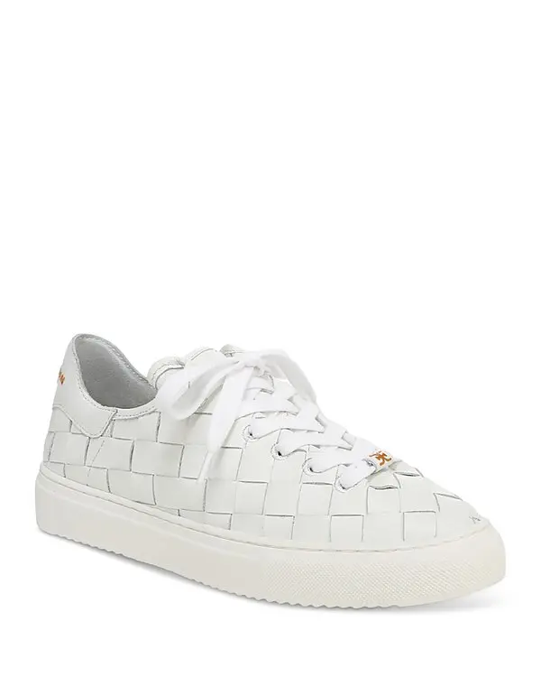 Sam Edelman Poppy Woven Sneakers - White