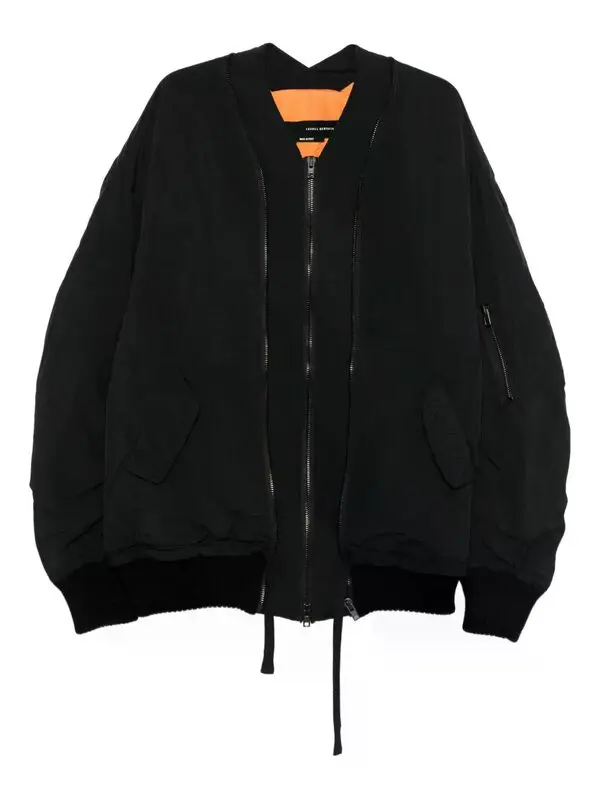 Isabel Benenato Zip-detail Bomber Jacket