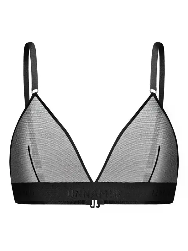 ZHILYOVA Mesh Bralette - Black