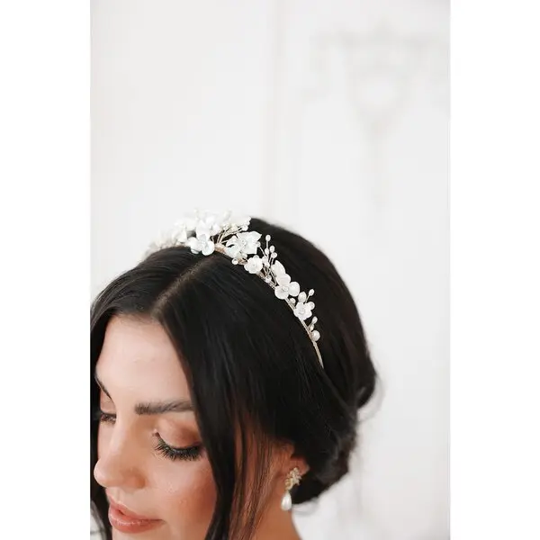 UNTAMED PETALS Josephine Crystal Tiara