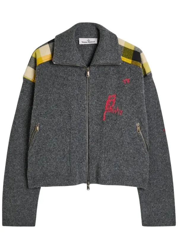 VIVIENNE WESTWOOD Printed Wool-blend Felt Jacket