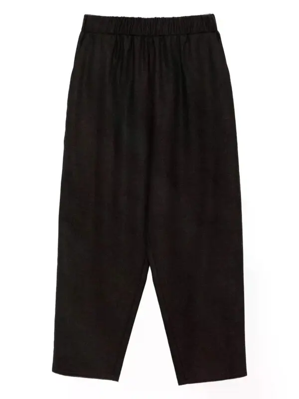 Dusan Elasticated-waist Trousers - Brown