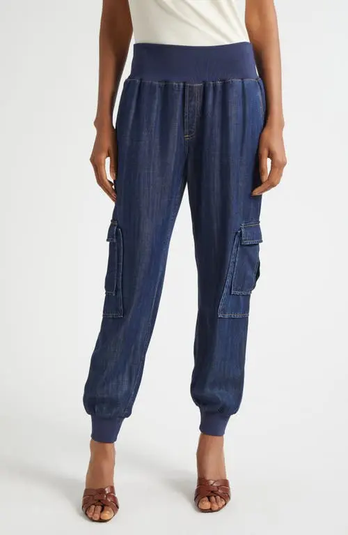 Cinq À Sept Giles Denim Cargo Joggers