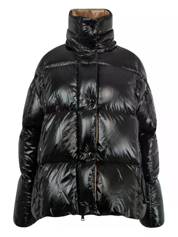 Moncler Parana Quilted Hooded Jacket - Black