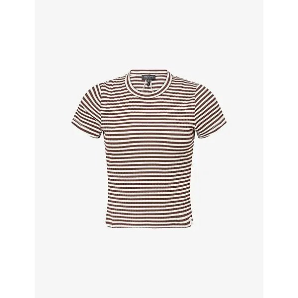 Rag & Bone Luca Striped T-shirt - Ivbrm