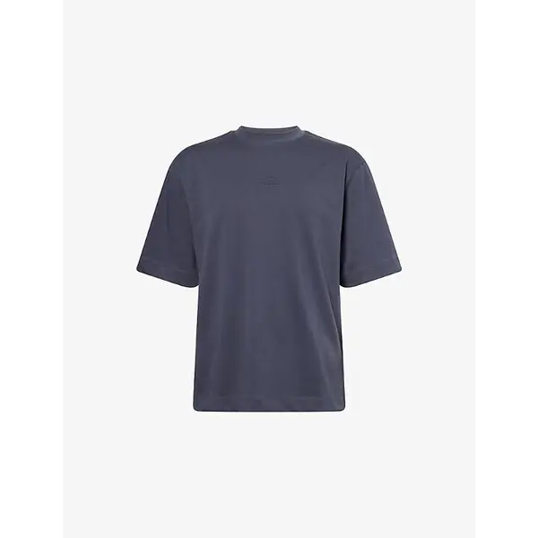 Oakley Reserve Ellipse Oversized Cotton-jersey T-shirt Xxl - Graphite