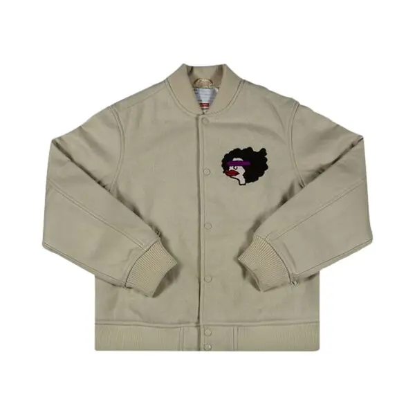 Supreme Gonz Ramm Varsity Jacket - White