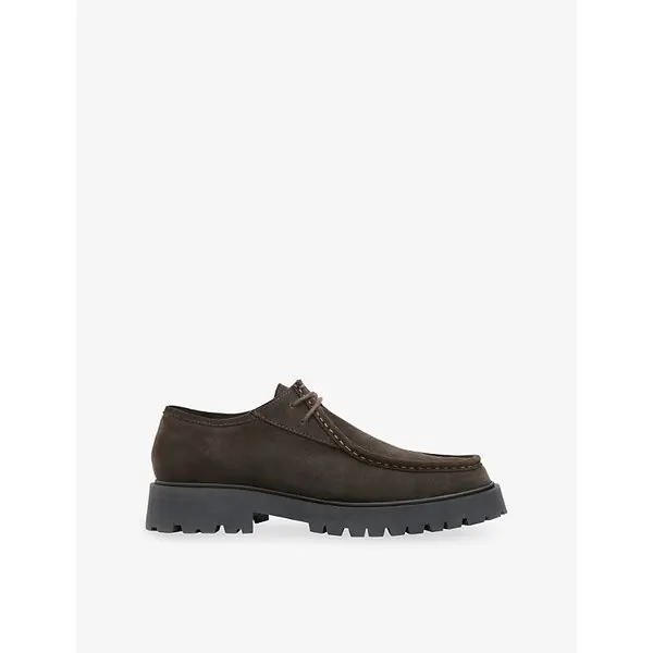 Whistles Chunky-sole Suede Shoes