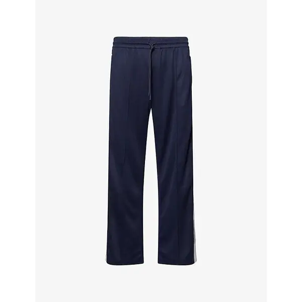 THE COUTURE CLUB Tape Mesh Straight-leg Woven Jogging Bottoms