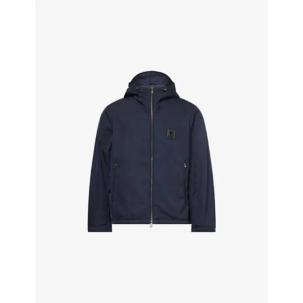 Emporio Armani Logo-patch Hooded Jacket
