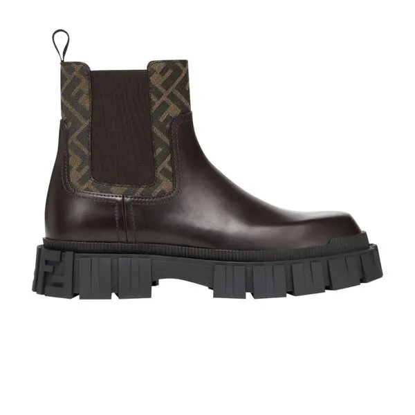 Fendi Leather Ankle Boots