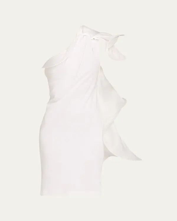 STEPHANE ROLLAND PARIS One-shoulder Ruffle Dress