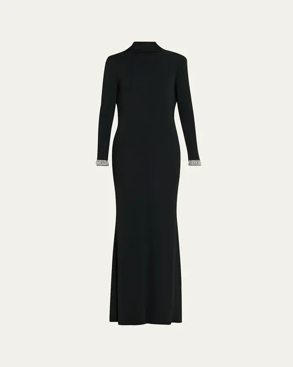 STEPHANE ROLLAND PARIS Magic Moonlight Long-sleeve Gown
