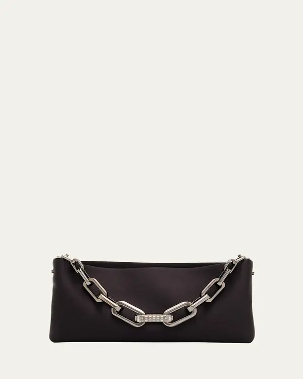 CHRISTIAN LOUBOUTIN Maykimay Chain-draped Clutch Bag