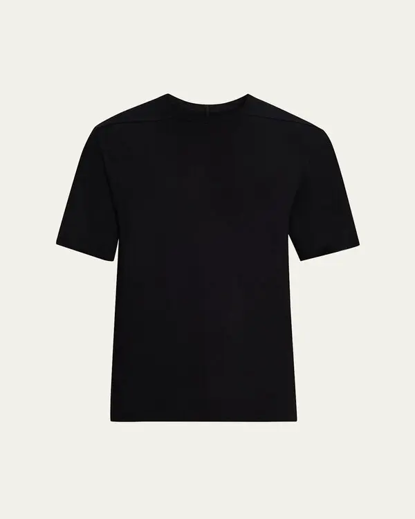 Rick Owens Wool-blend Jersey Crewneck T-shirt