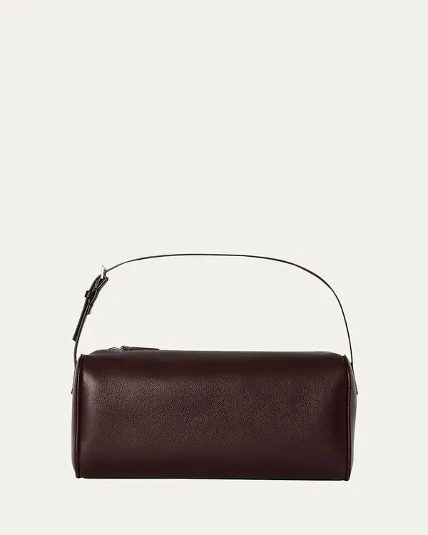 THE ROW 90s Top Handle Bag - Burgundy