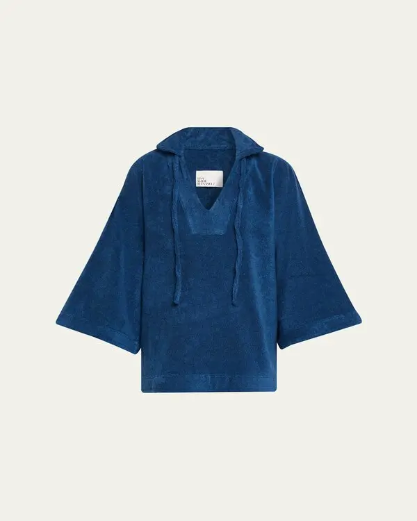 Lisa Marie Fernandez Terry Cloth Tunic Top