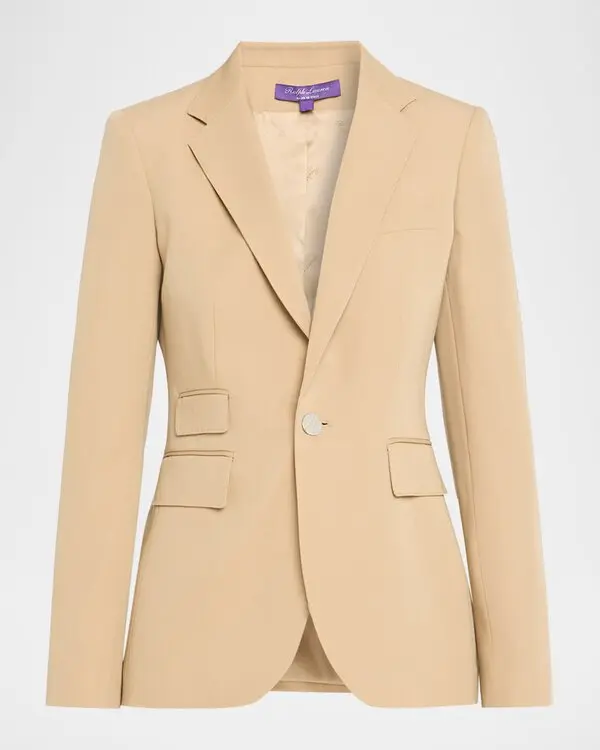 Ralph Lauren Parker Wool Gabardine Blazer