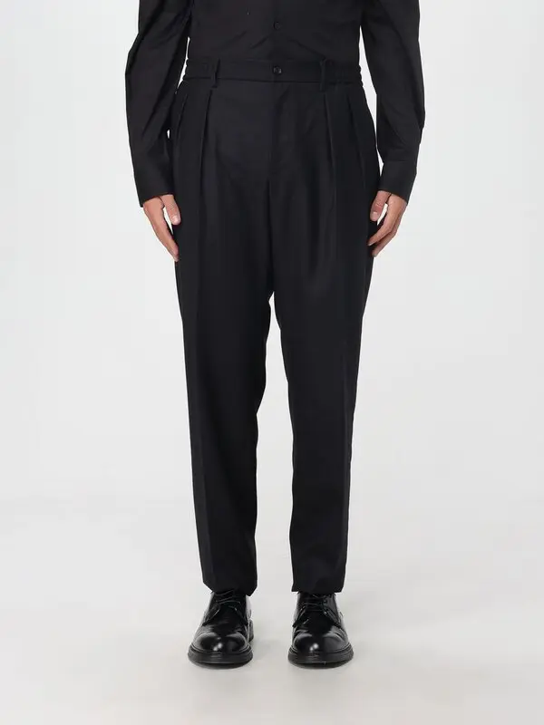 Tagliatore Pleated Trousers - Black