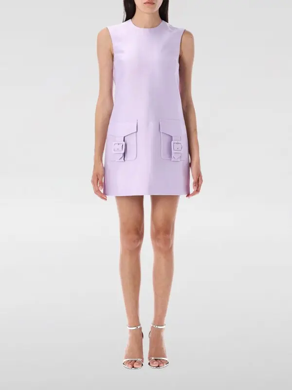 SELF-PORTRAIT Sleeveless Mini Dress - Violet
