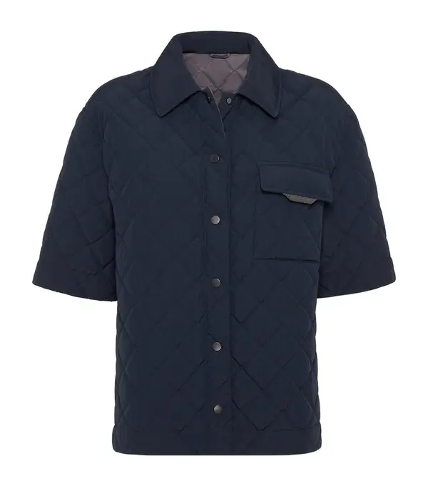 Brunello Cucinelli Padded Short-sleeve Jacket