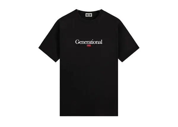 Kith Generational Quote Tee Shirt - Black