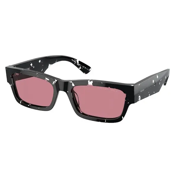 Prada Rectangle Full Rim Sunglasses - Black (pr_a03s_15o70c)