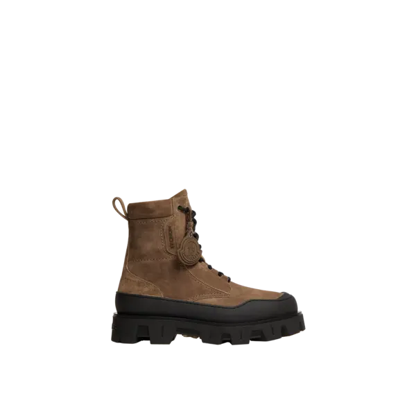 Moncler Peak Path Suede Lace-up Boots