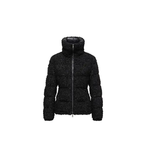 Moncler Urbel Tweed Short Down Jacket