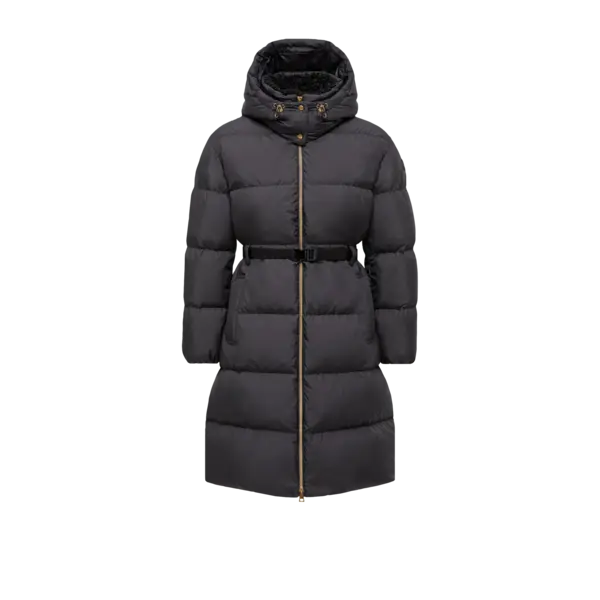 Moncler Briant Hooded Long Down Jacket