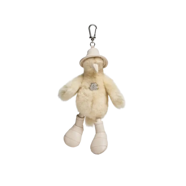 Moncler Monduck Faux Fur Key Holder