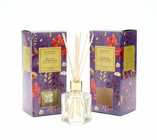 HOMEWORX BY SLATKIN + CO. As Is S/2 Autumn Reed Diffusers