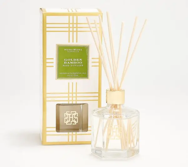 HOMEWORX BY SLATKIN + CO. As Is Golden Bamboo Sticks