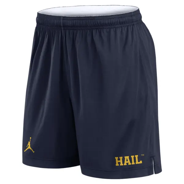 JORDAN Michigan Primetime Reversible Dri-fit College Shorts