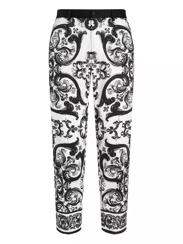 Dolce & Gabbana Maiolica-print Trousers