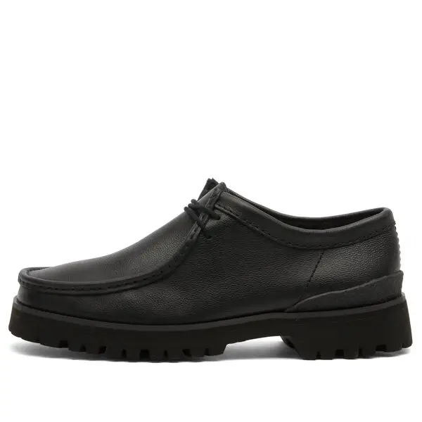 Clarks Walla Yukoner Lace Up - Blk Scotch Grain