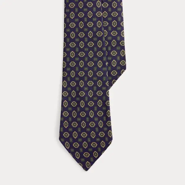 Ralph Lauren Silk Neats Print Tie - Juneberry