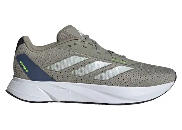 Adidas Duramo Sl Athletic Sneakers - Silver Pebble/zero Metalic/lucid Lemon