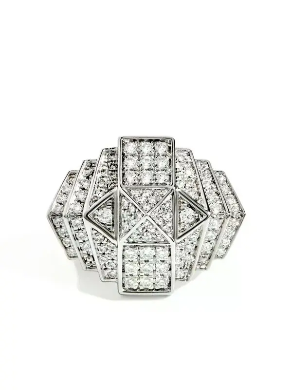 STATEMENT Rockaway Diamond Ring - Silver