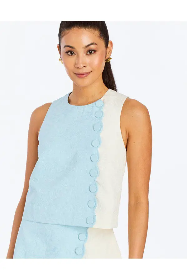 Mestiza New York Etta Scallop Tank Top