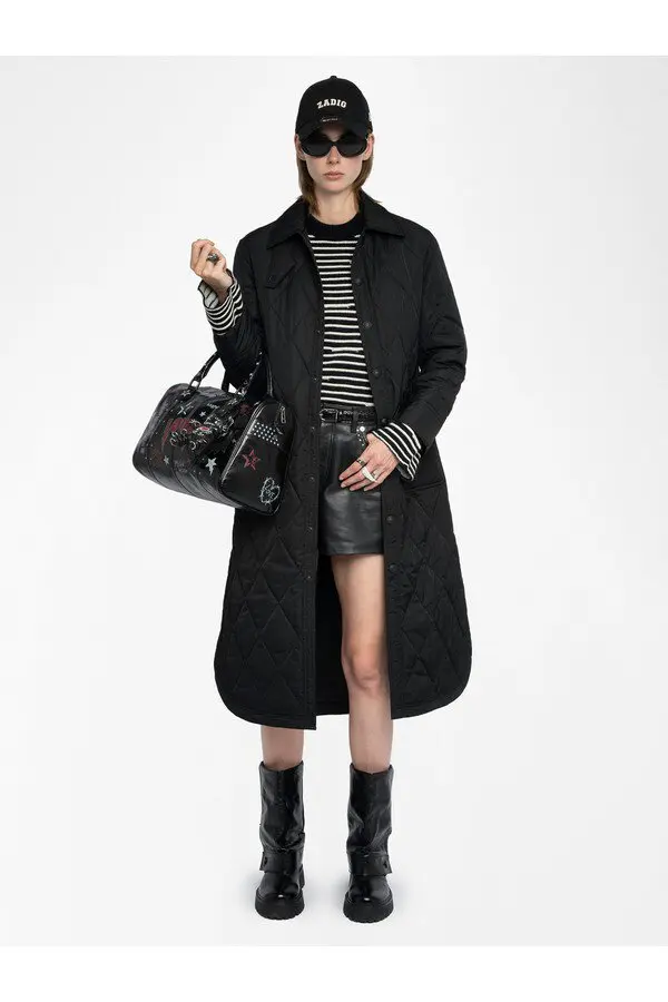Zadig&Voltaire Kina Long Quilted Parka