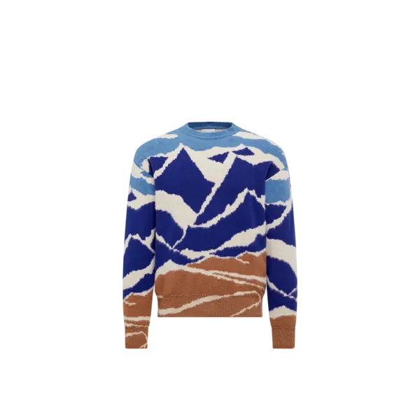 Moncler Mountain Jacquard Wool Sweater