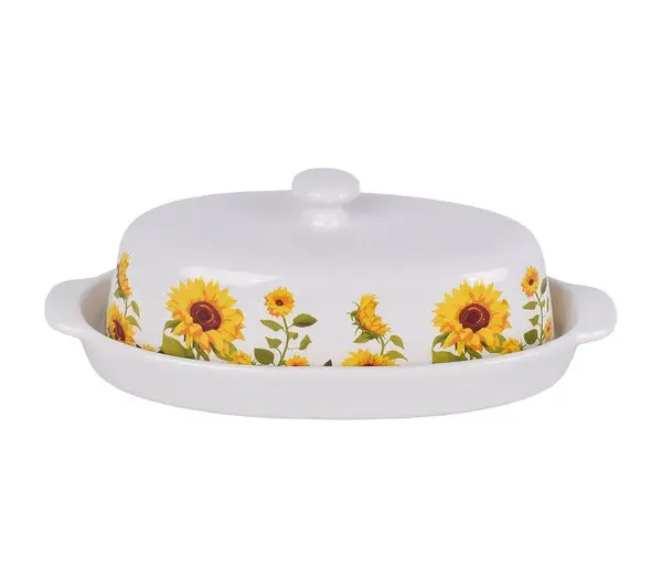TEMP-TATIONS Seasonal Lidded Butter Dish