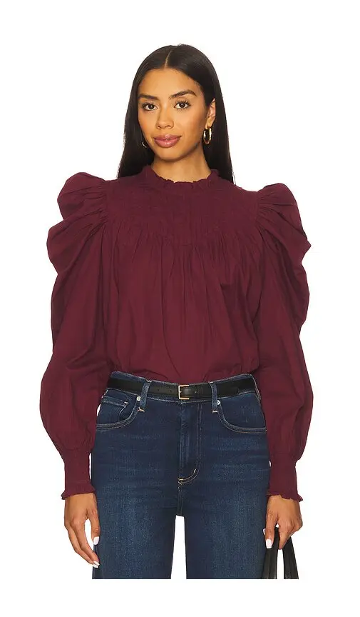 CLEOBELLA Irina Blouse - Zinfandel