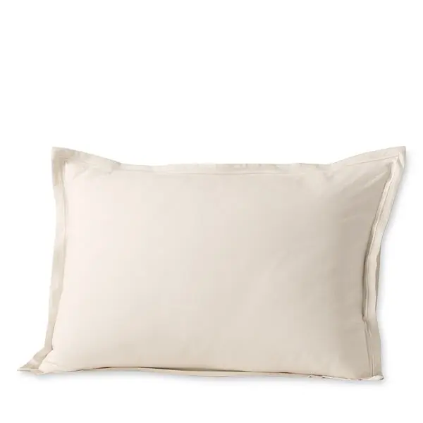 HUDSON PARK COLLECTION Italian Percale Solid King Sham Set Exclusive - Vanilla Sky