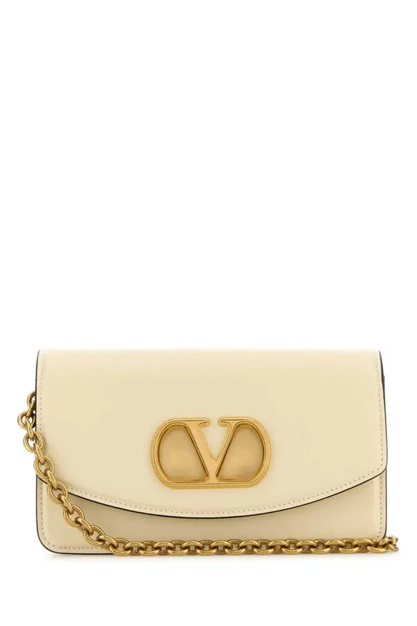 Valentino Garavani Vlogo Signature Shoulder Bag - White