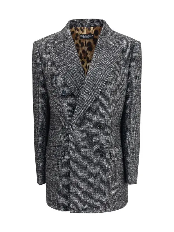 Dolce & Gabbana Double-breasted Chevron Blazer