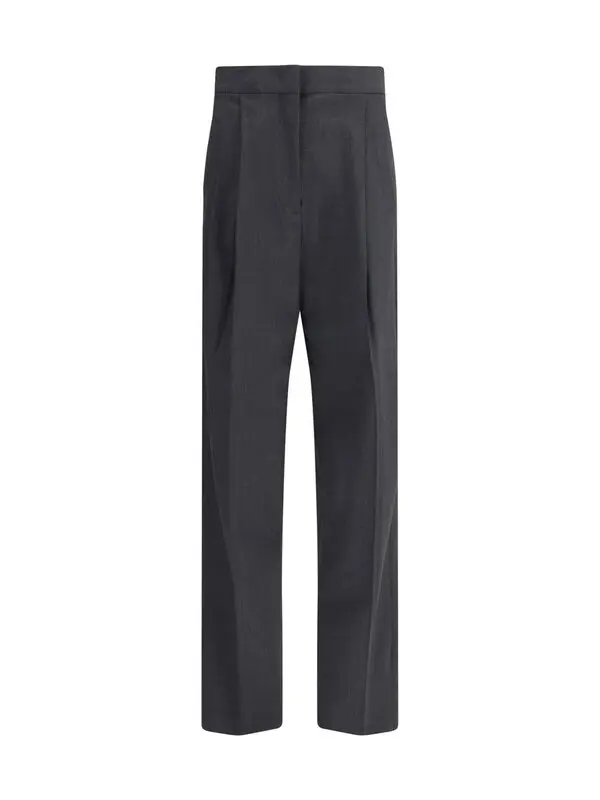 Fabiana Filippi Tailored Wool Pants - Grey